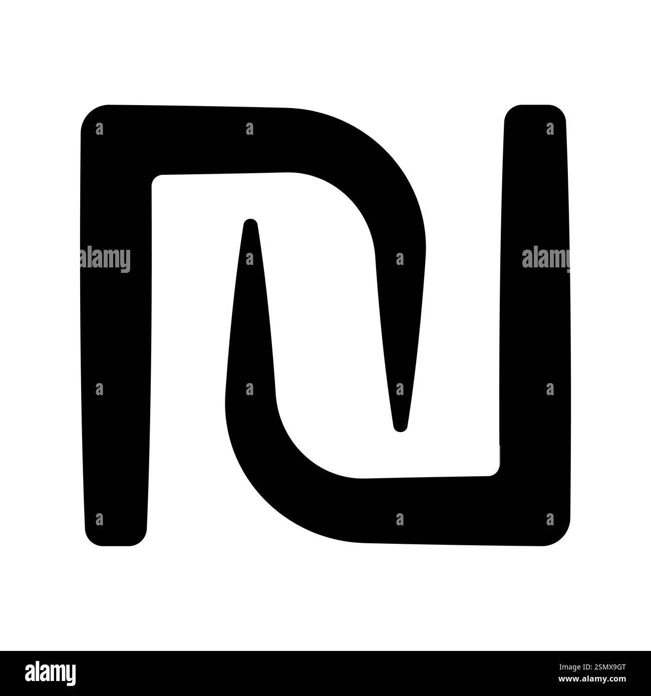 Black and White, Shekel Currency Symbol Stock Vector Image & Art - Alamy