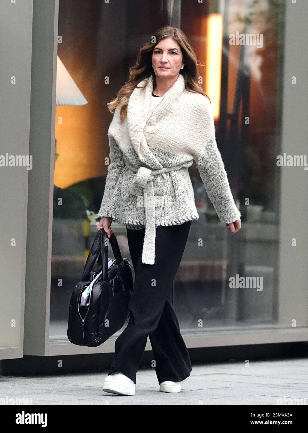 West Ham United vice-chairman Karren Brady arriving ahead of a Premier ...