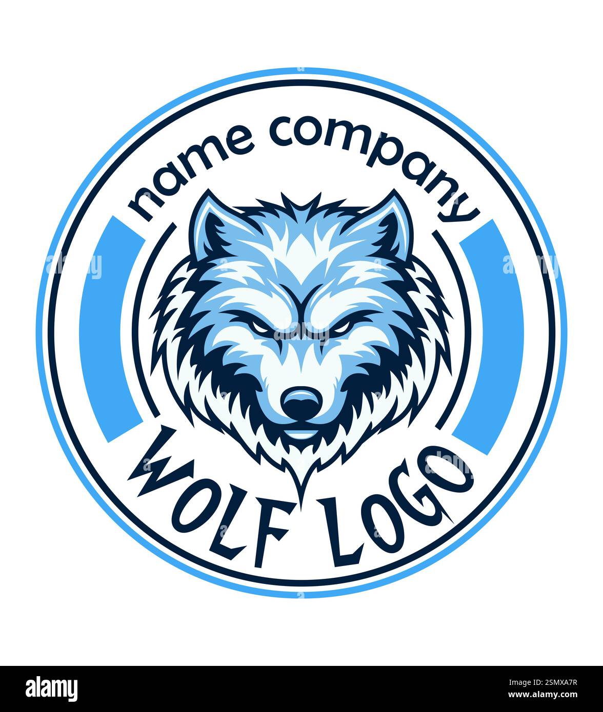 wolf logo creative and original for your business or company logotype ...
