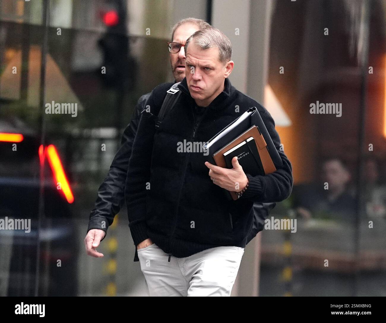 Chelsea owner Todd Boehly arriving ahead of a Premier League ...