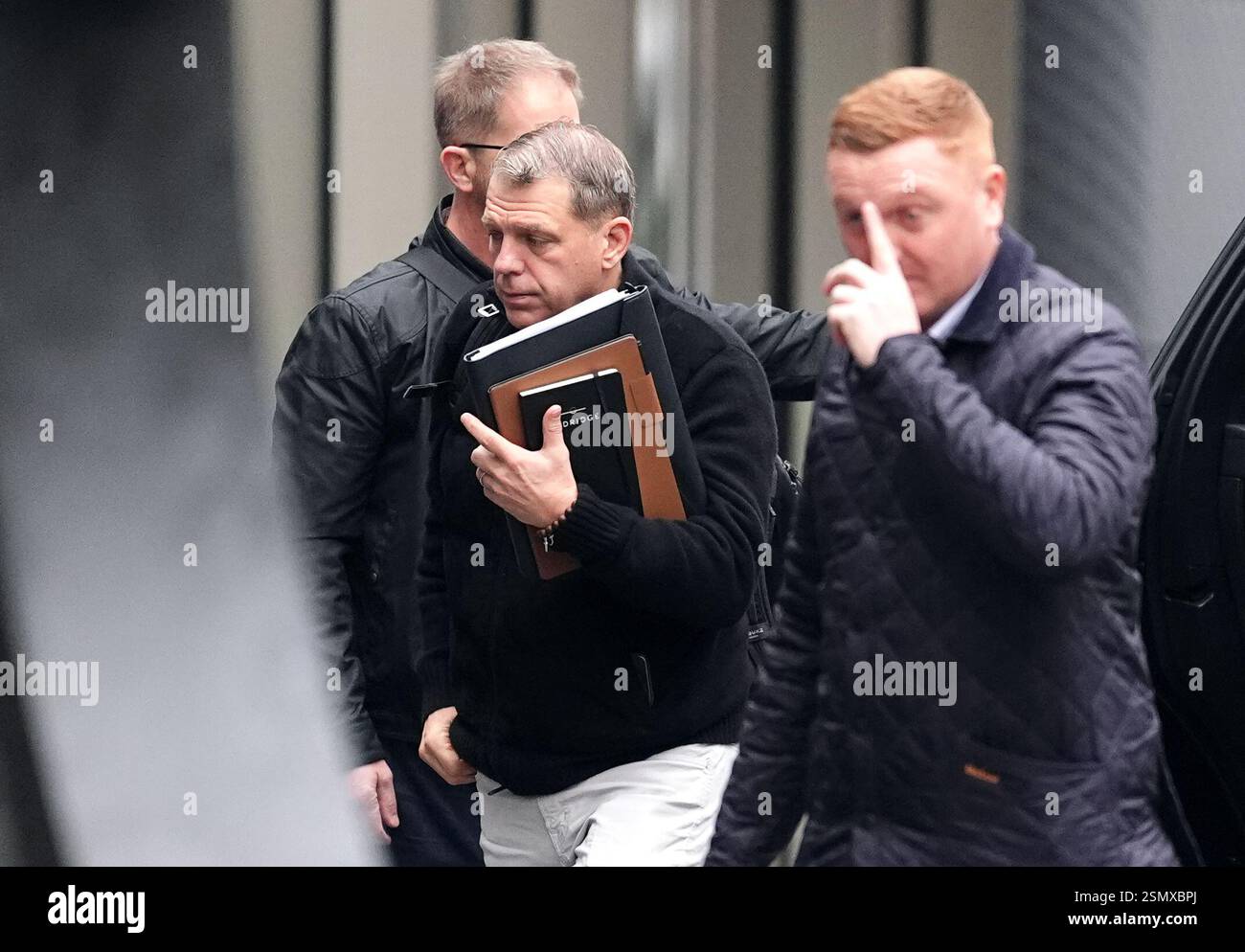 Chelsea owner Todd Boehly arriving ahead of a Premier League ...