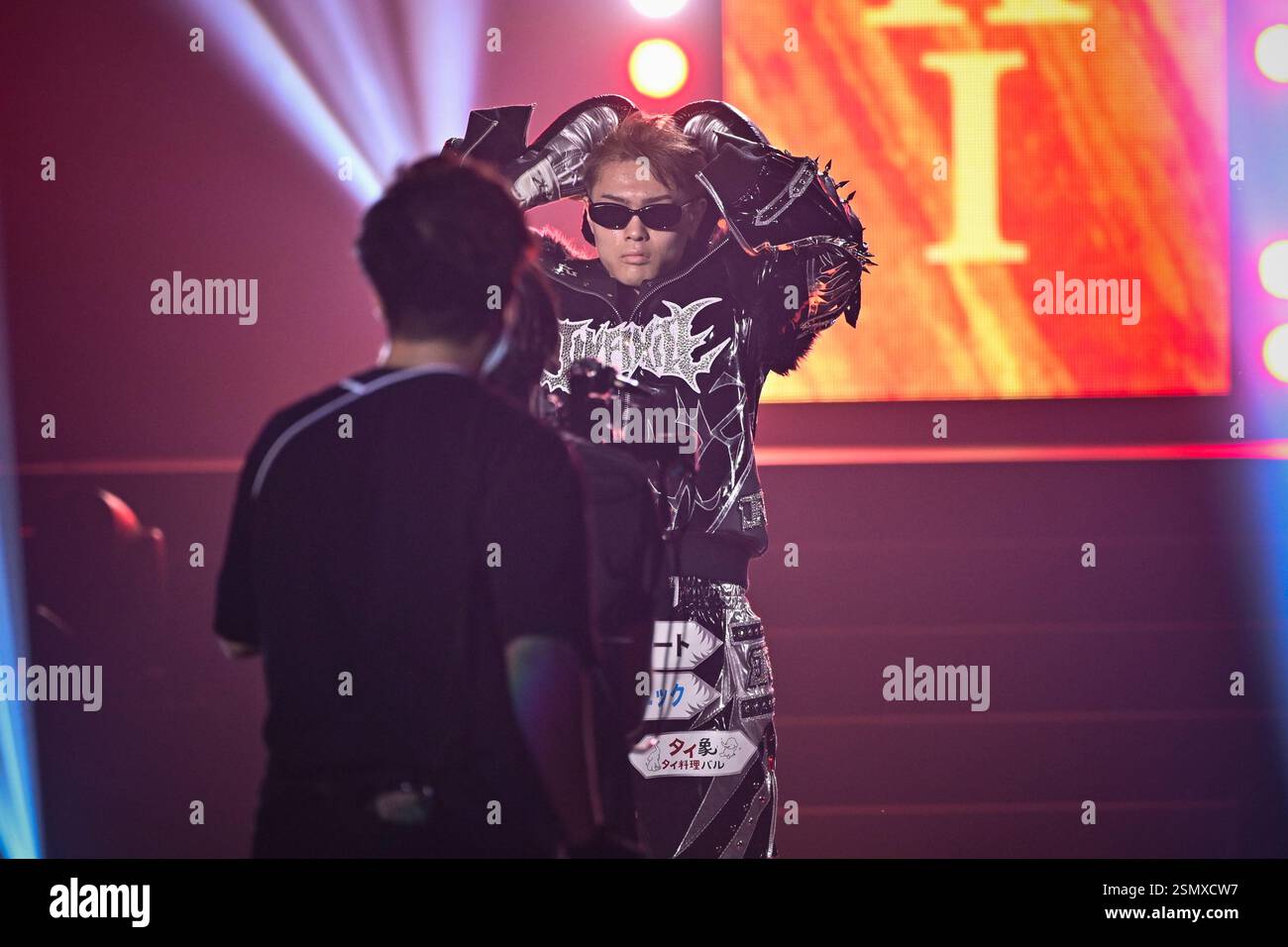 Tokyo, Japan. 24th Jan, 2025. Champion Jin Sasaki enters the ring before his OPBF and WBO Asia ...