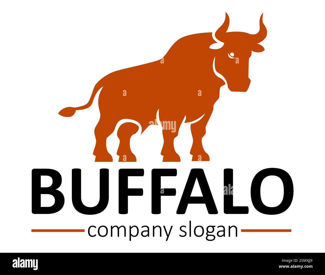buffalo logo creative and original for your business or company ...