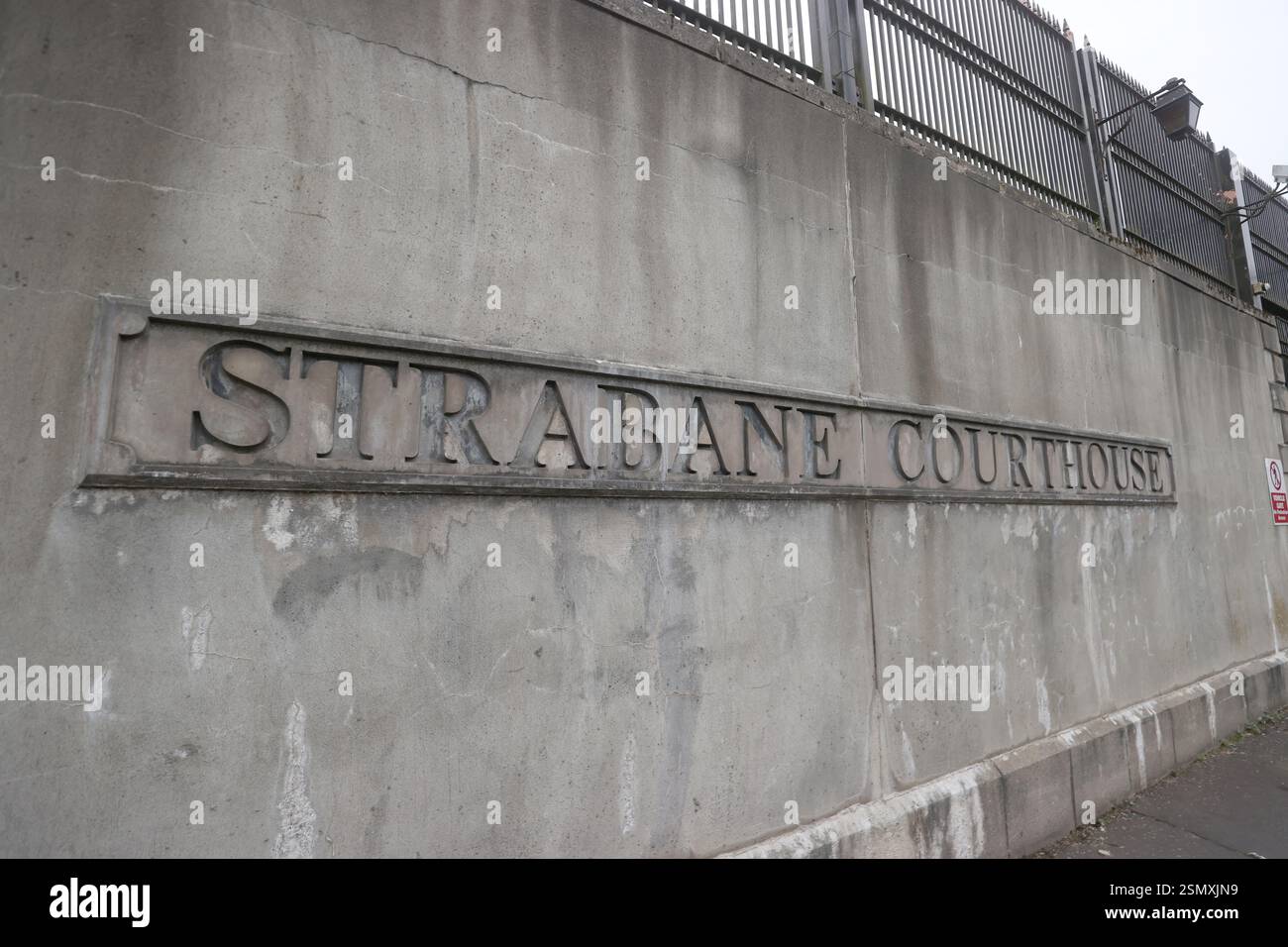 A general view of Strabane Magistrates' Court, where a 31-year-old man ...