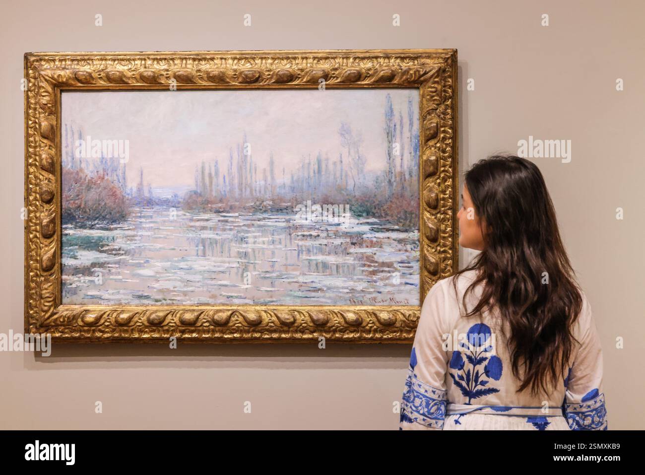 Courtauld Gallery, London 13 February 2025 Claude Monet The Break up of ...