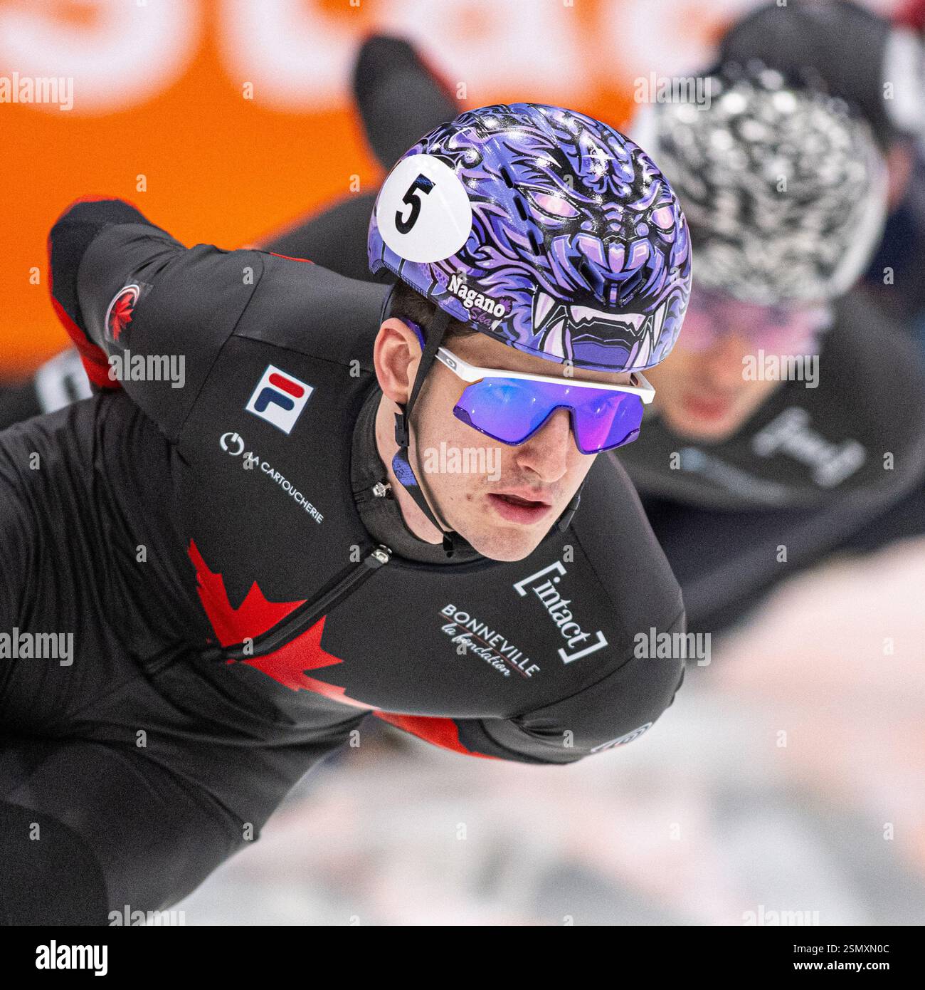ROUSSEL Felix CAN during the ISU Short Track World Tour at Tilburg ...