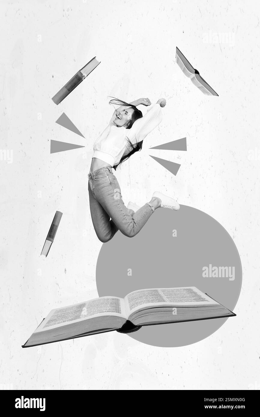 Creative abstract sketch composite Black and White Stock Photos ...