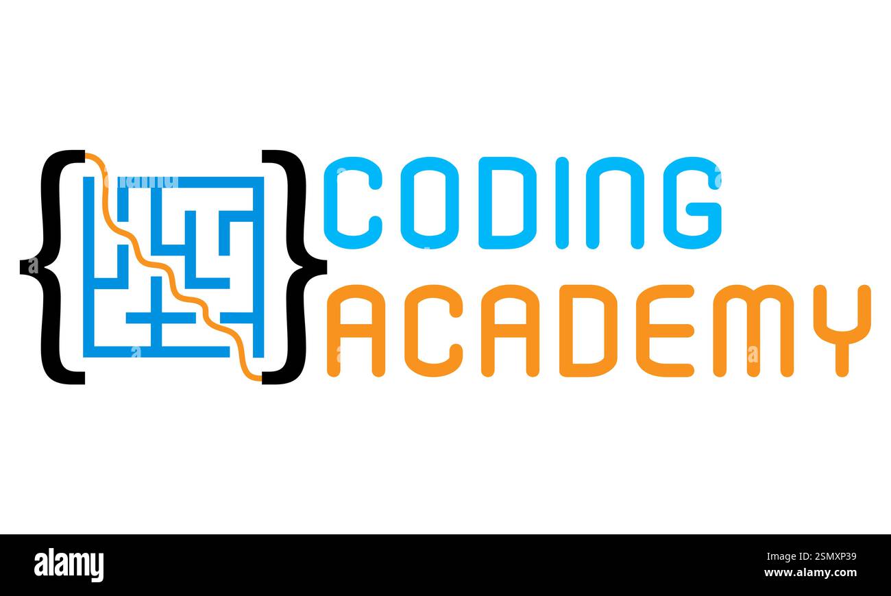 coding kids programming training logo for your business or company ...