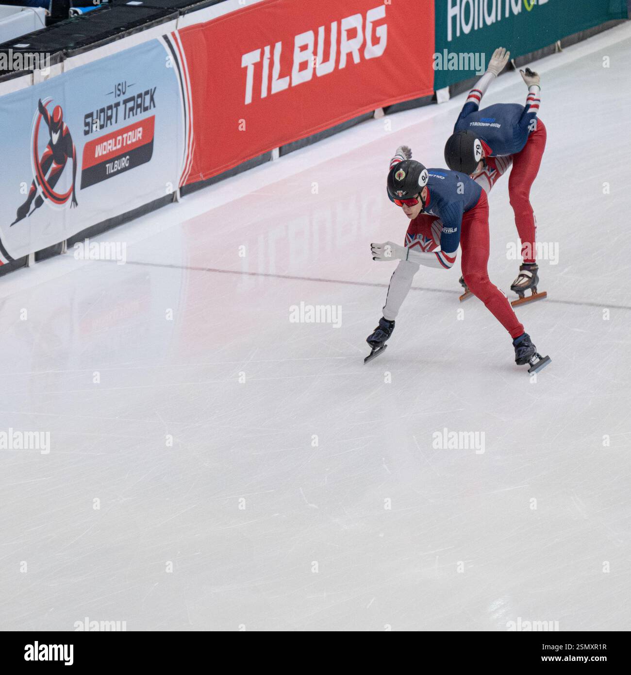 COLLINS Theo GBR and ROSS-WADDELL Kyle GBR in the relay during the ISU ...