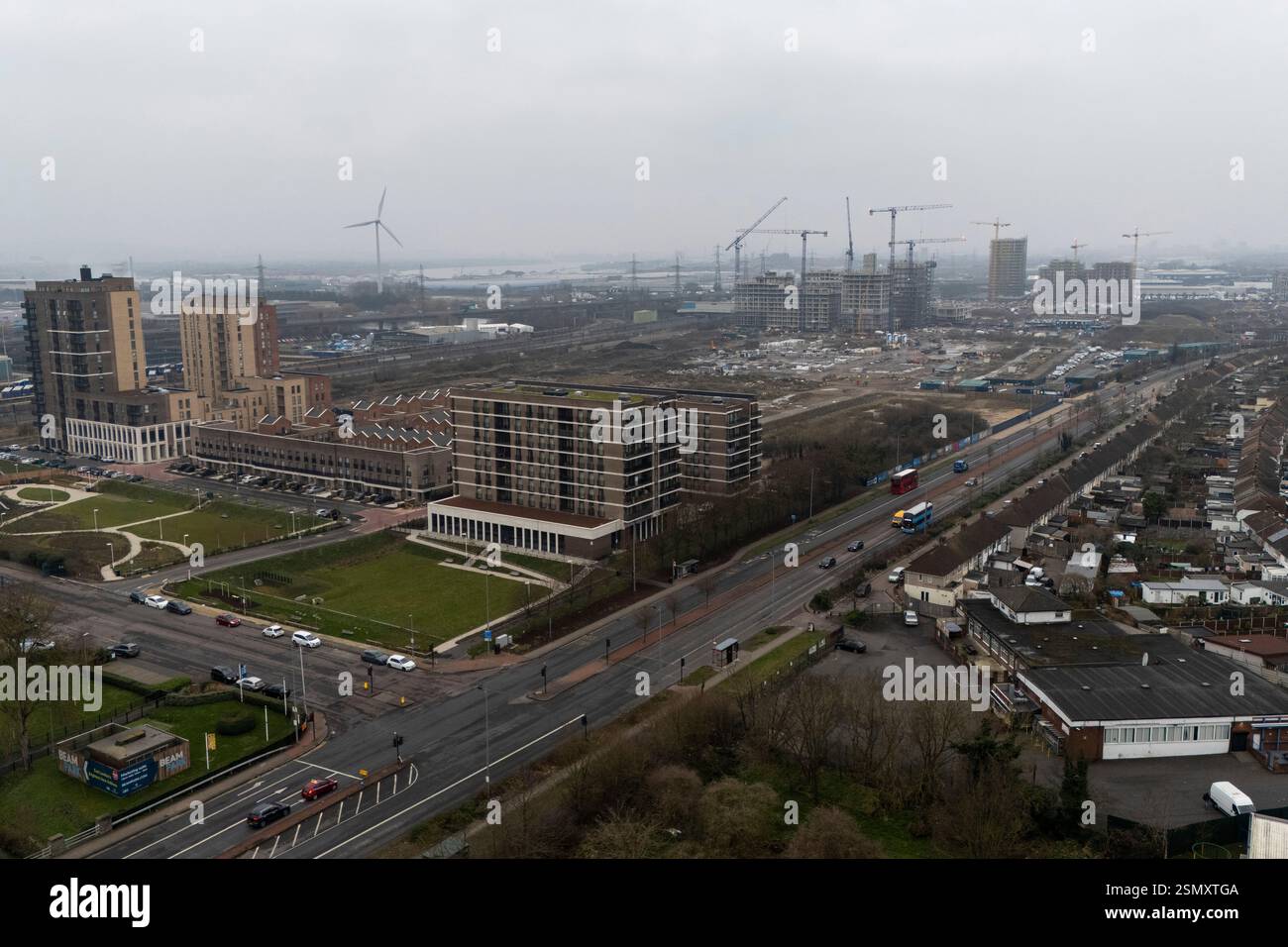 A view of Beam Park in Dagenham, east London after Prime Minister Sir ...