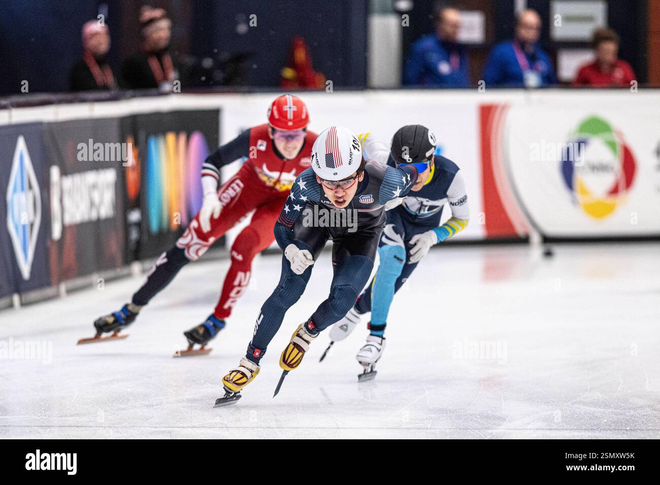 SHUAI Sean USA during the ISU Short Track World Tour at Tilburg ...