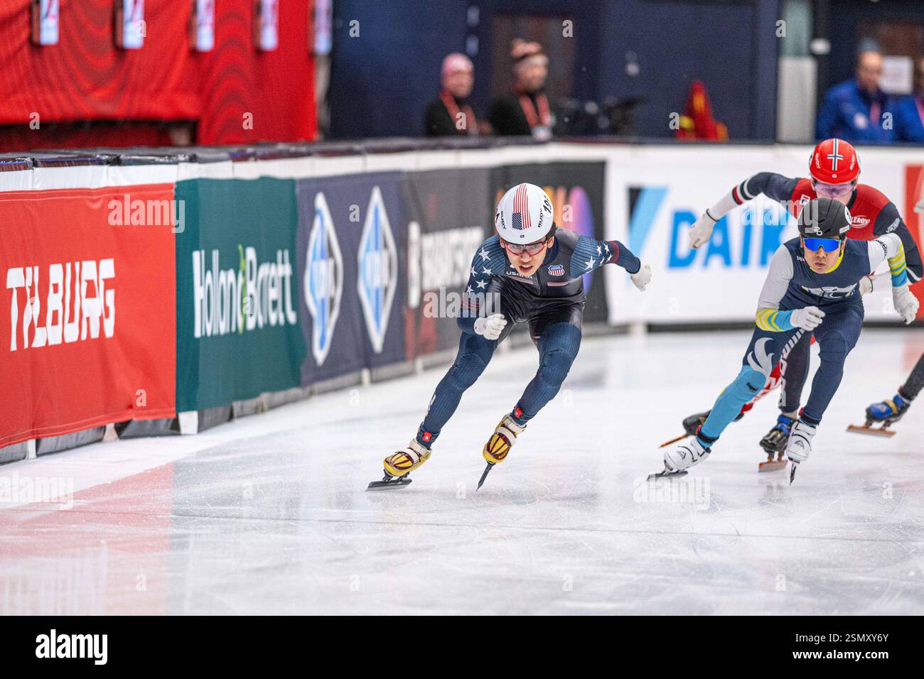 SHUAI Sean USA during the ISU Short Track World Tour at Tilburg ...