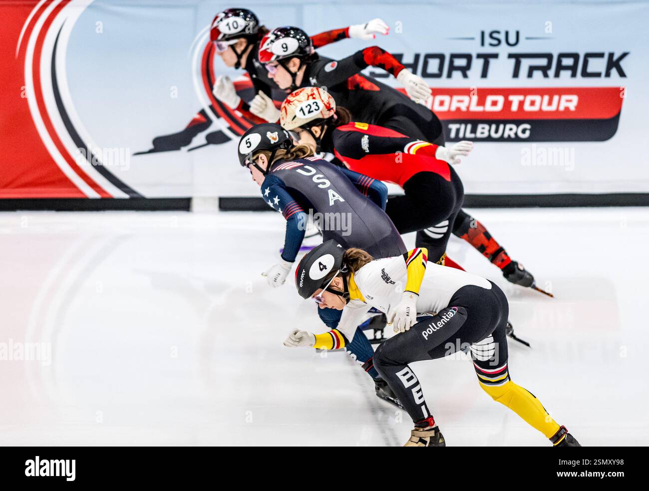 Tilburg, Netherlands. 08th Feb, 2025. DESMET Hanne BEL, STODDARD ...