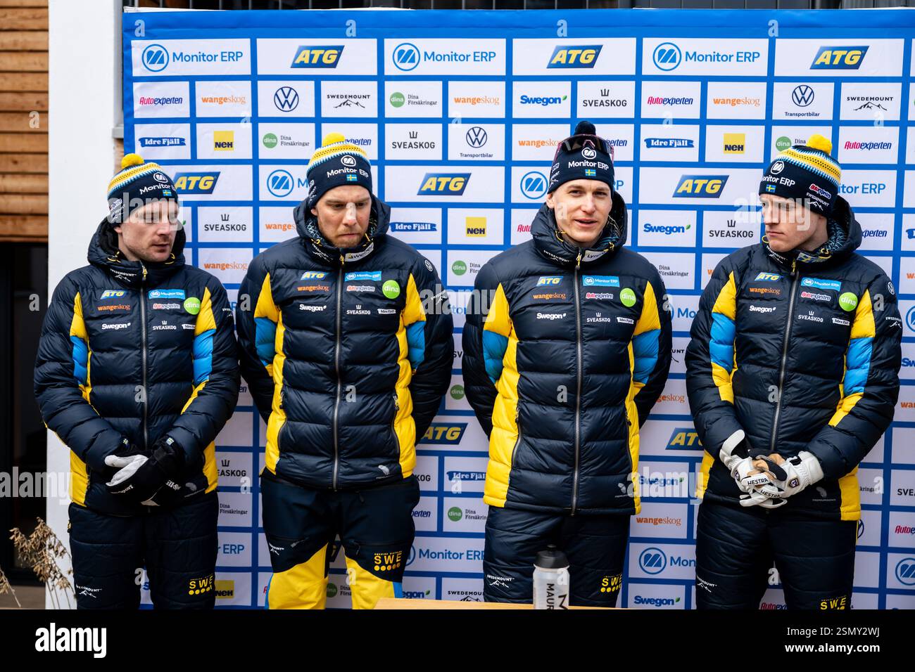 Jesper Nelin, Viktor Brandt, Martin Ponsiluoma and Sebastian Samuelsson ...