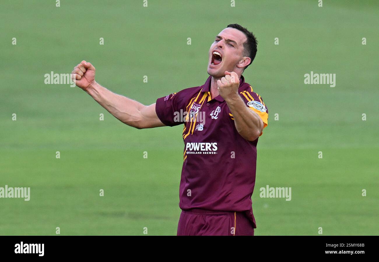 Brisbane, Australia. 13th Feb, 2025. Jack Wildermuth of Queensland ...