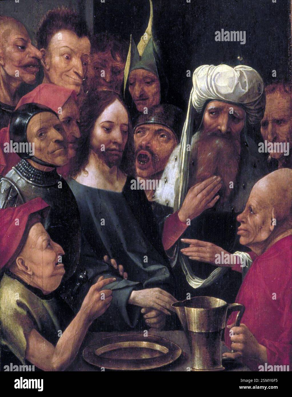 Pilate's court Follower of Hieronymus Bosch Stock Photo - Alamy