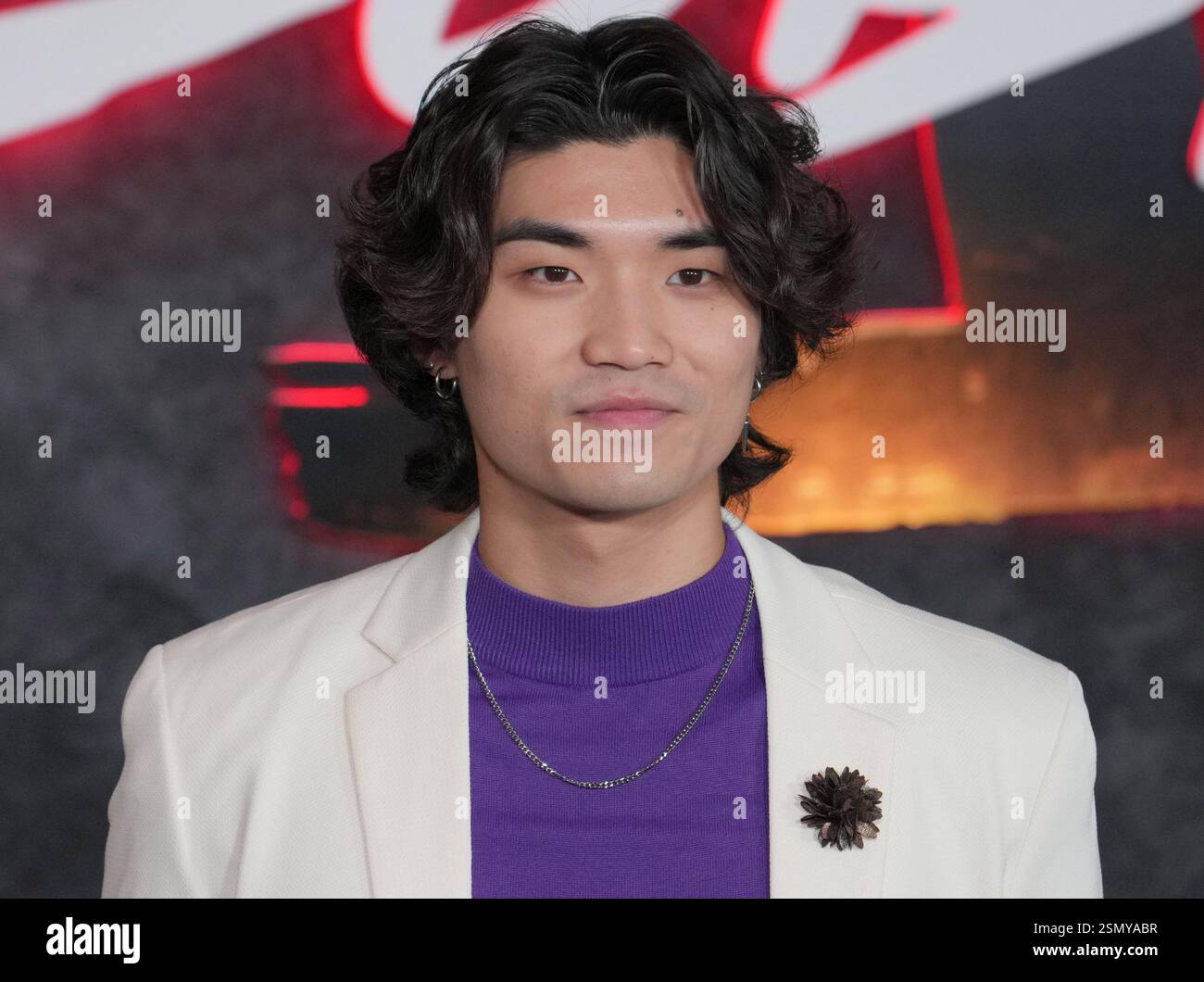 Los Angeles, USA. 12th Feb, 2025. Brandon H. Lee arrives at Netflix's ...
