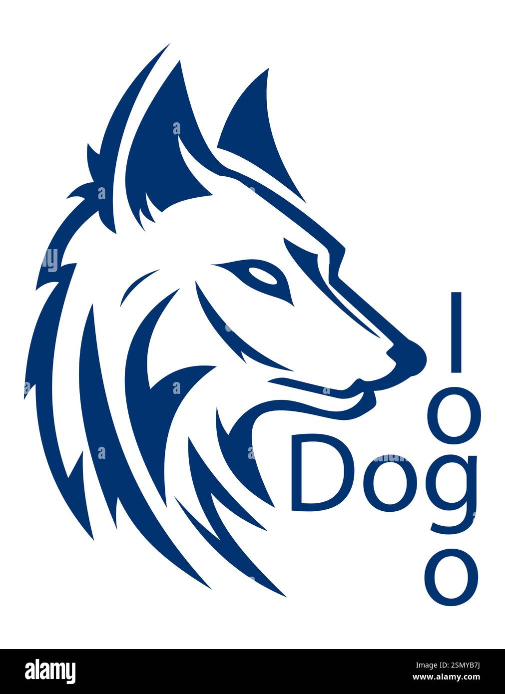 dog logo creative and original for your business or company logotype ...