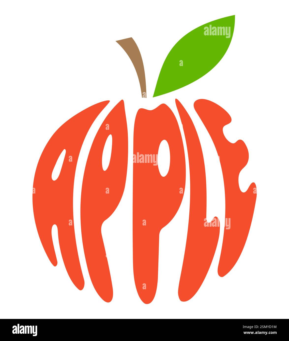 Apple name Stock Vector Images - Alamy