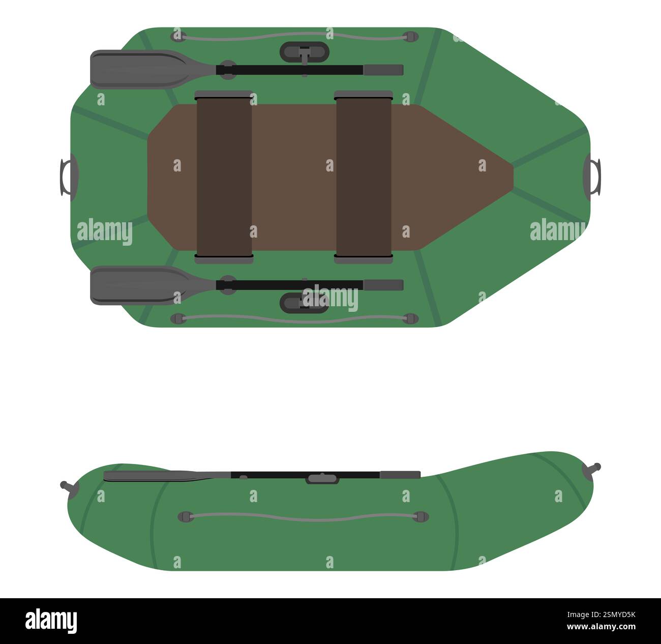 inflatable rubber boat for fishing and tourism flat style vector ...