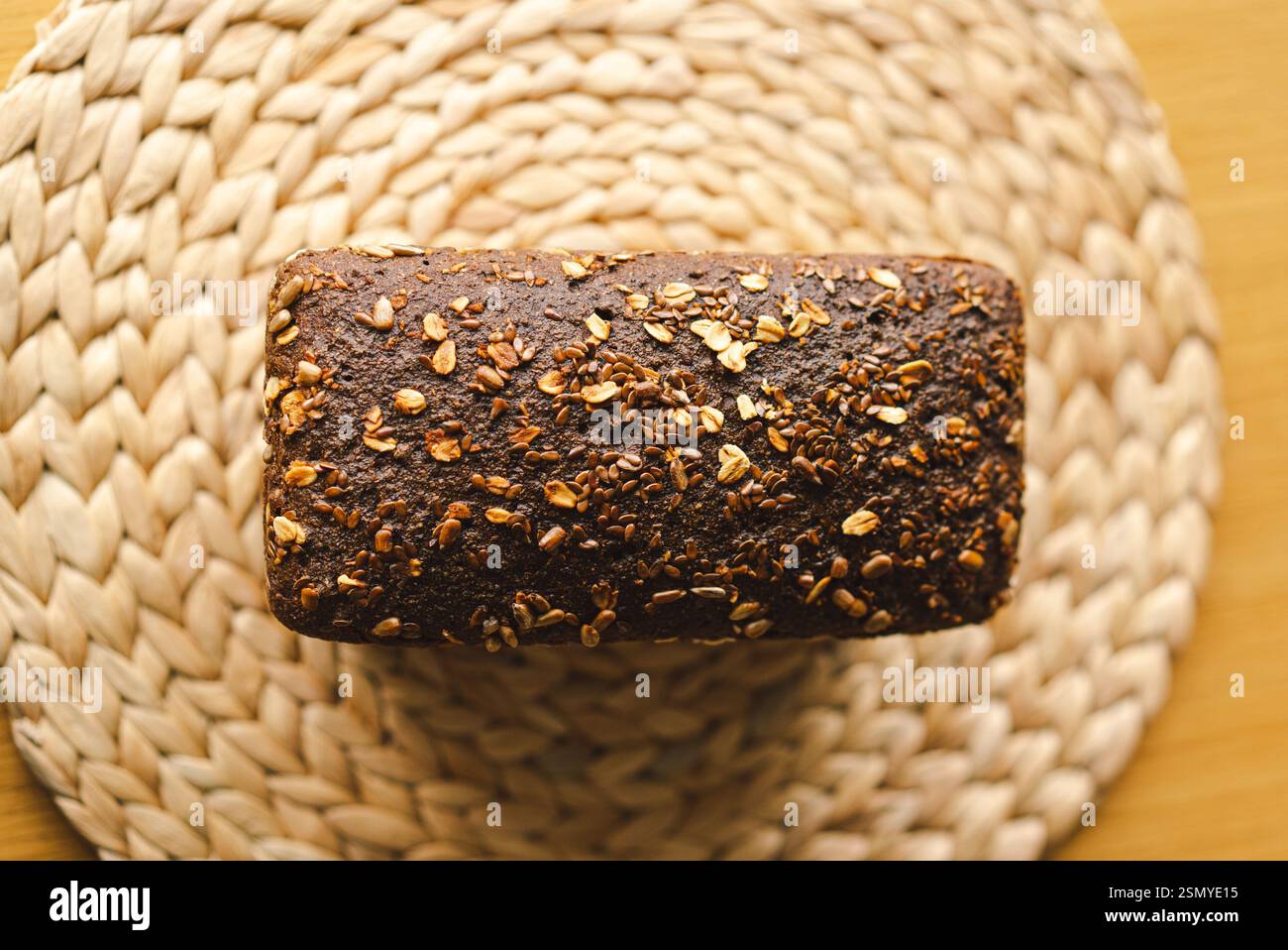 Whole grain, yeast-free healthy sourdough bread Stock Photo - Alamy