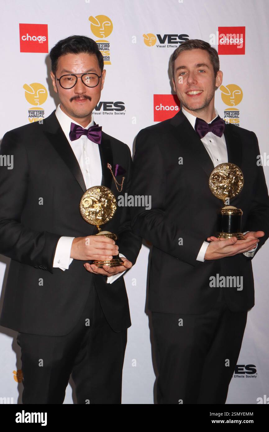 Johnny Han, Alexandre Prod'home 02/11/2025 The 23rd Annual VES Awards ...