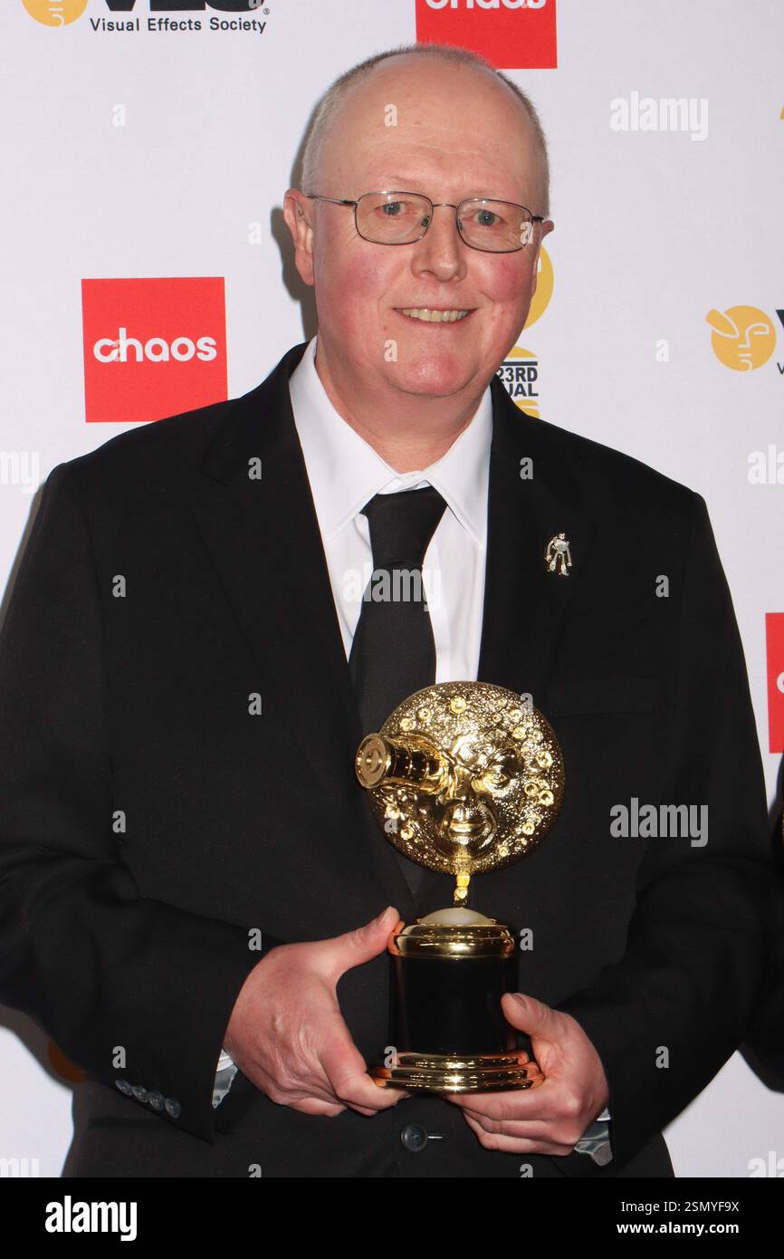 John Wake 02/11/2025 The 23rd Annual VES Awards Press Room held at The ...