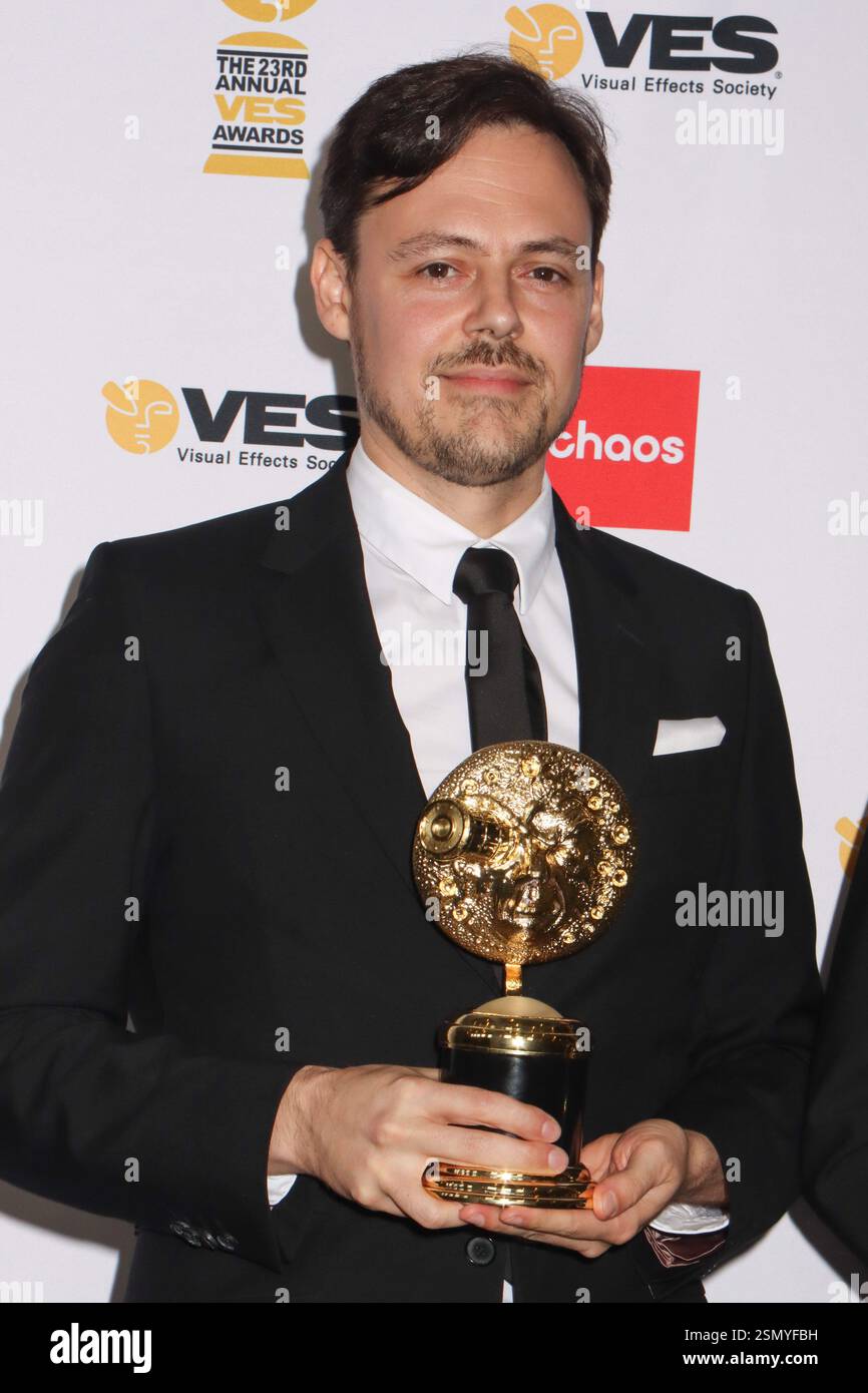 Jo Plaete 02/11/2025 The 23rd Annual VES Awards Press Room held at The ...