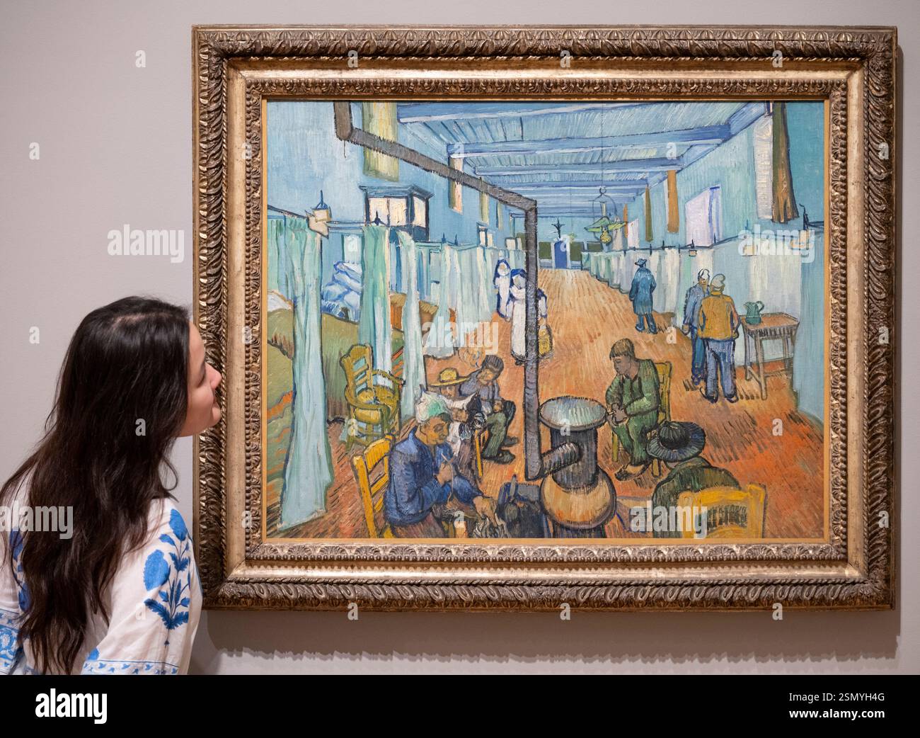 The Courtauld Gallery, Somerset House, London, UK. 13th Feb, 2025. The only paintings by Van ...