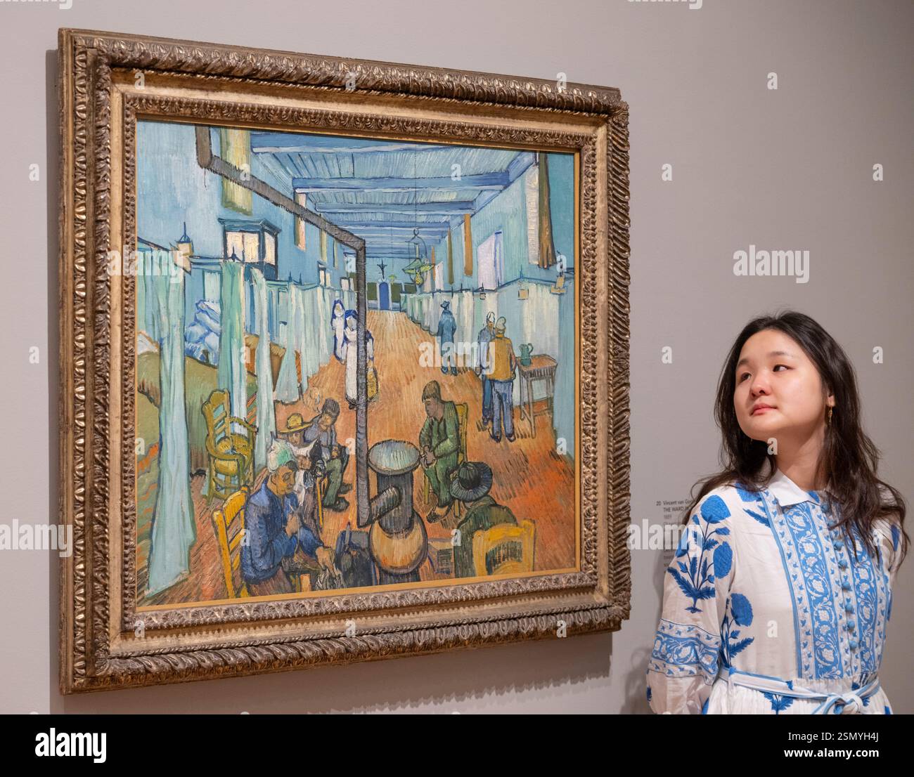 The Courtauld Gallery, Somerset House, London, UK. 13th Feb, 2025. The only paintings by Van ...