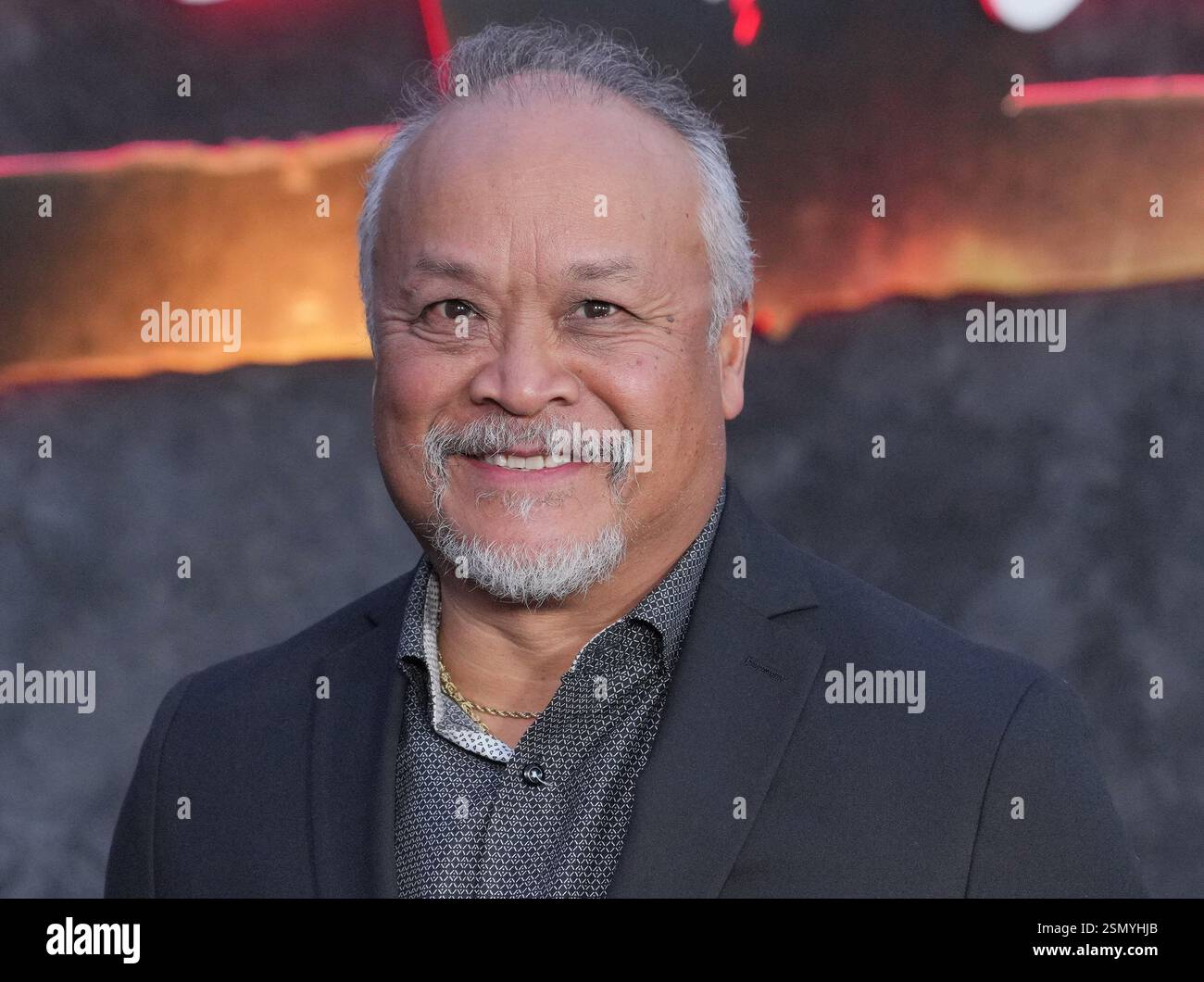 Los Angeles, USA. 12th Feb, 2025. Darryl Vidal arrives at Netflix's COBRA KAI Series Finale ...