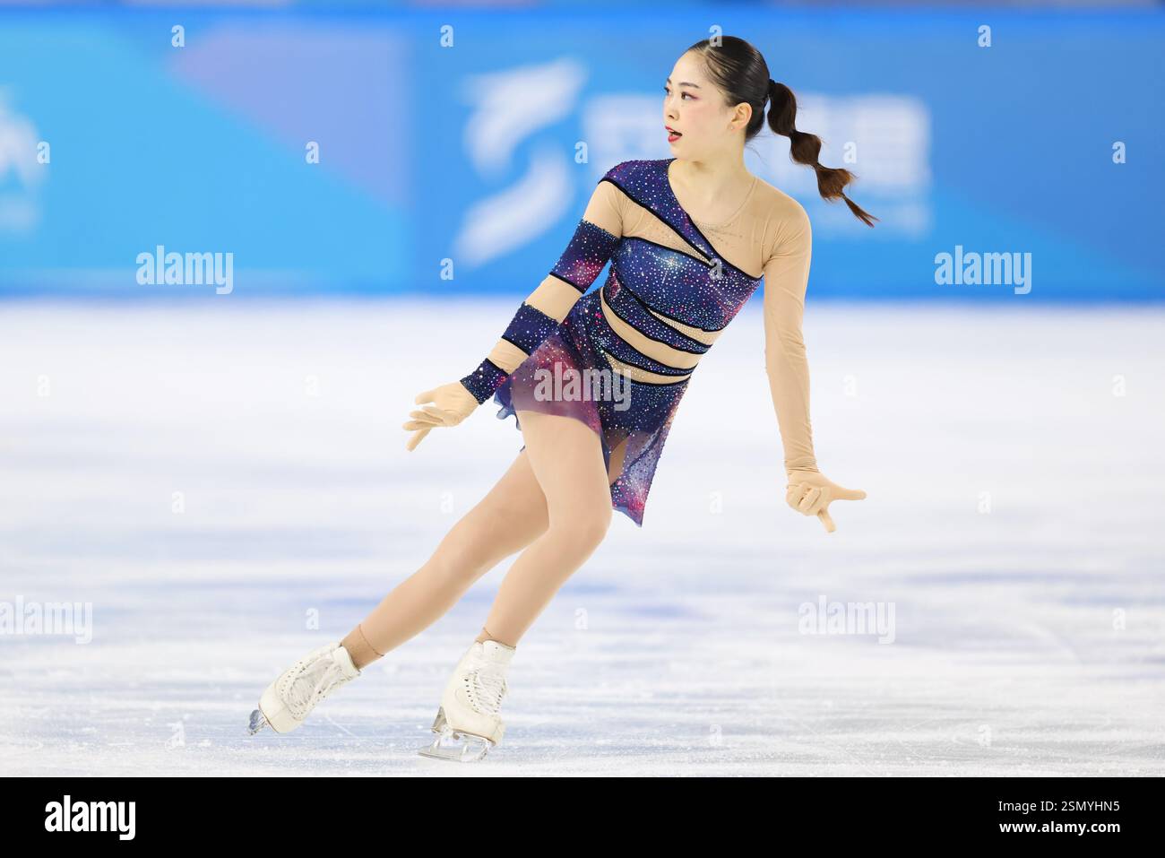 Harbin, China. 13th Feb, 2025. Hana Yoshida (JPN) Figure Skating ...