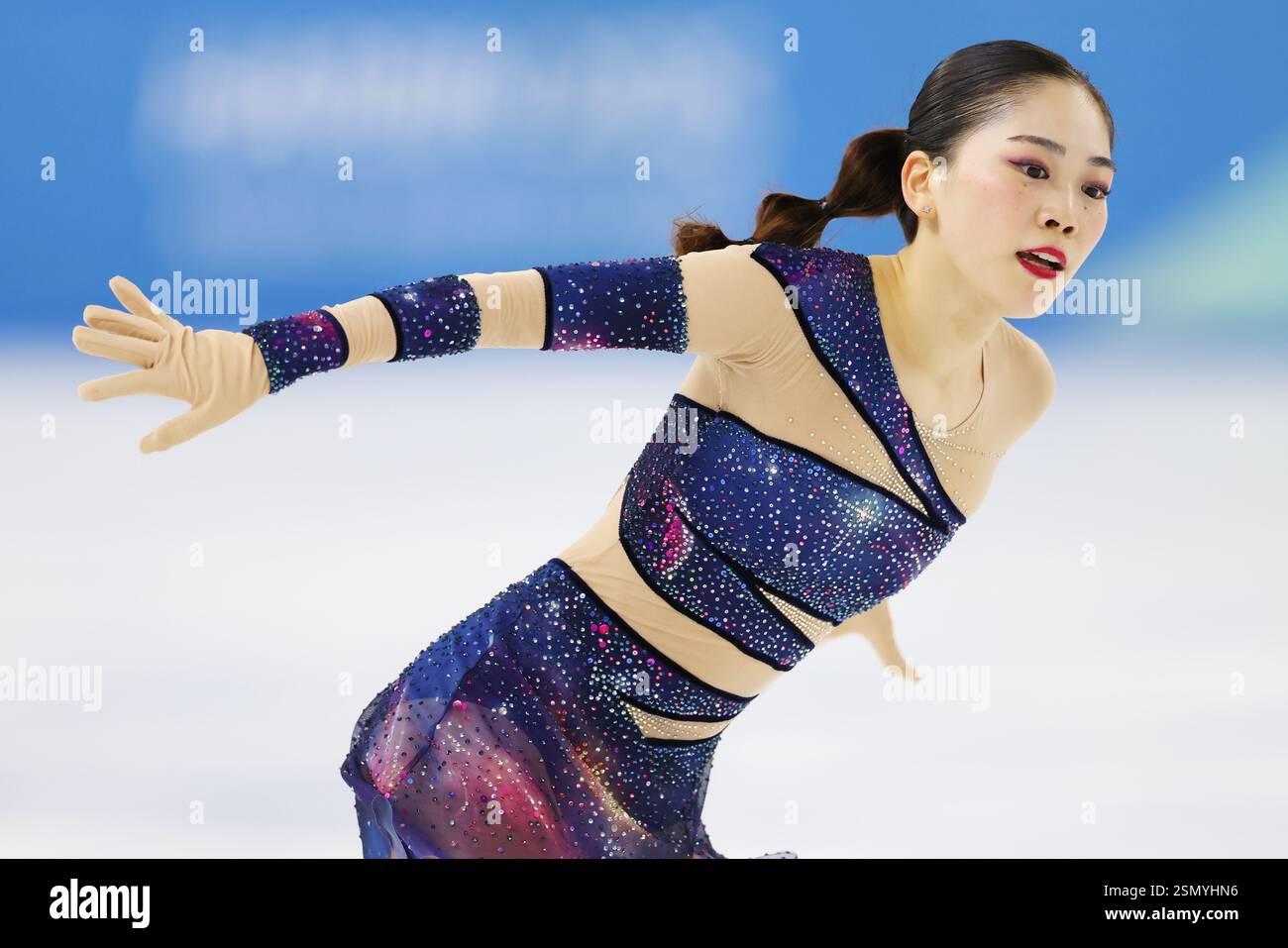 Harbin, China. 13th Feb, 2025. Hana Yoshida (JPN) Figure Skating ...