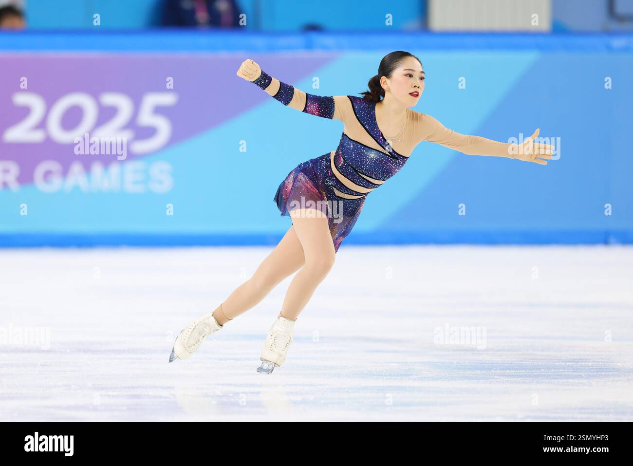Harbin, China. 13th Feb, 2025. Hana Yoshida (JPN) Figure Skating ...