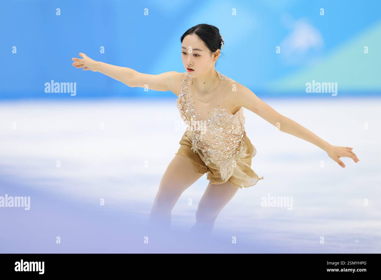 Harbin, China. 13th Feb, 2025. Kim Chaeyeon (KOR) Figure Skating ...
