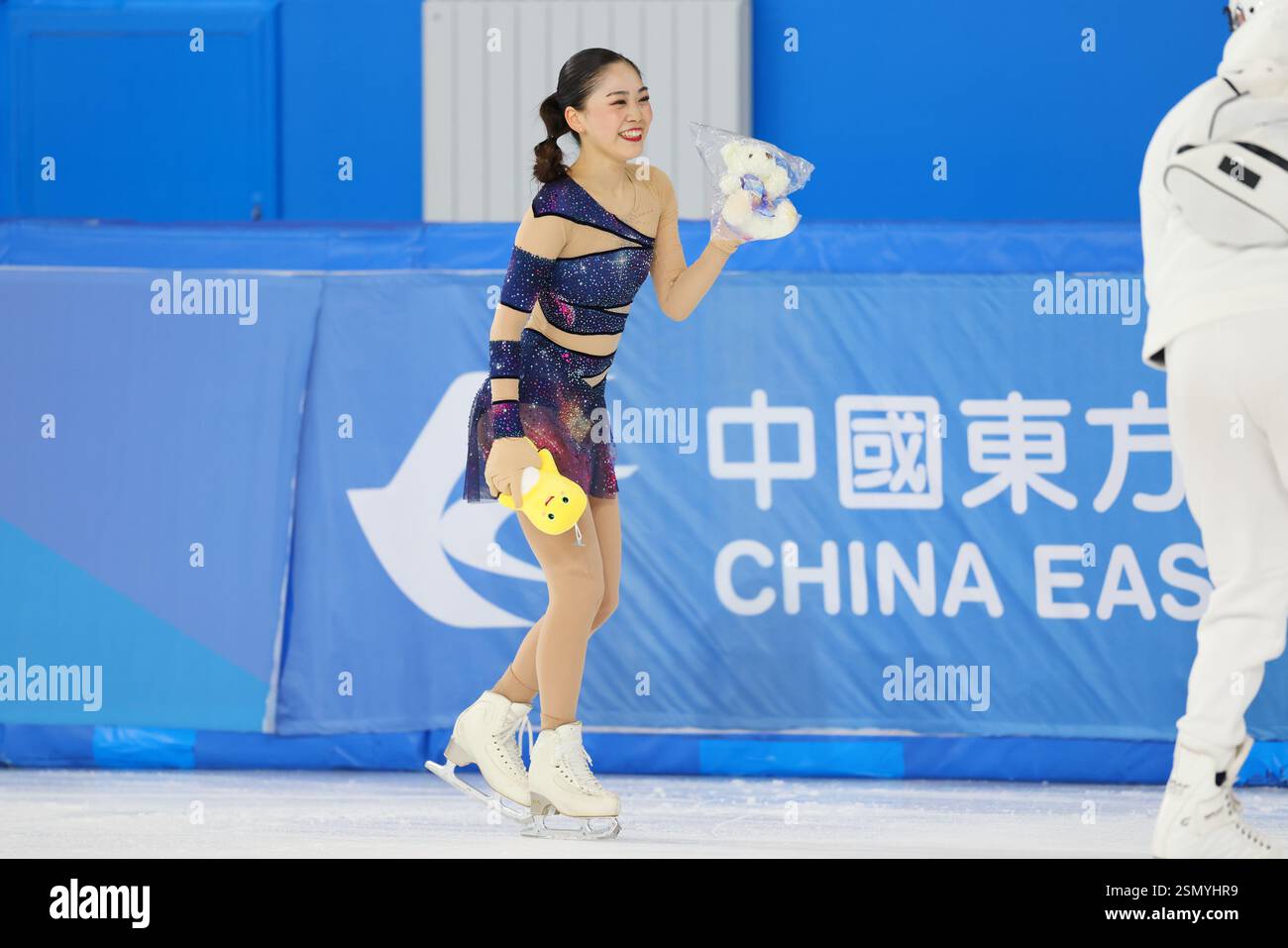 Harbin, China. 13th Feb, 2025. Hana Yoshida (JPN) Figure Skating ...