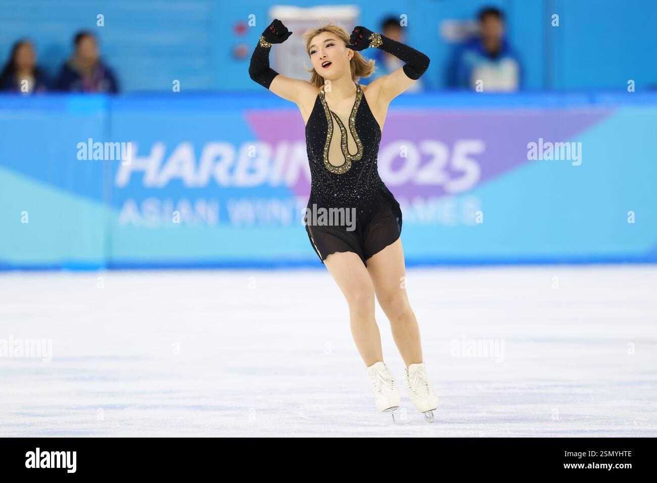 Harbin, China. 13th Feb, 2025. Kaori Sakamoto (JPN) Figure Skating ...