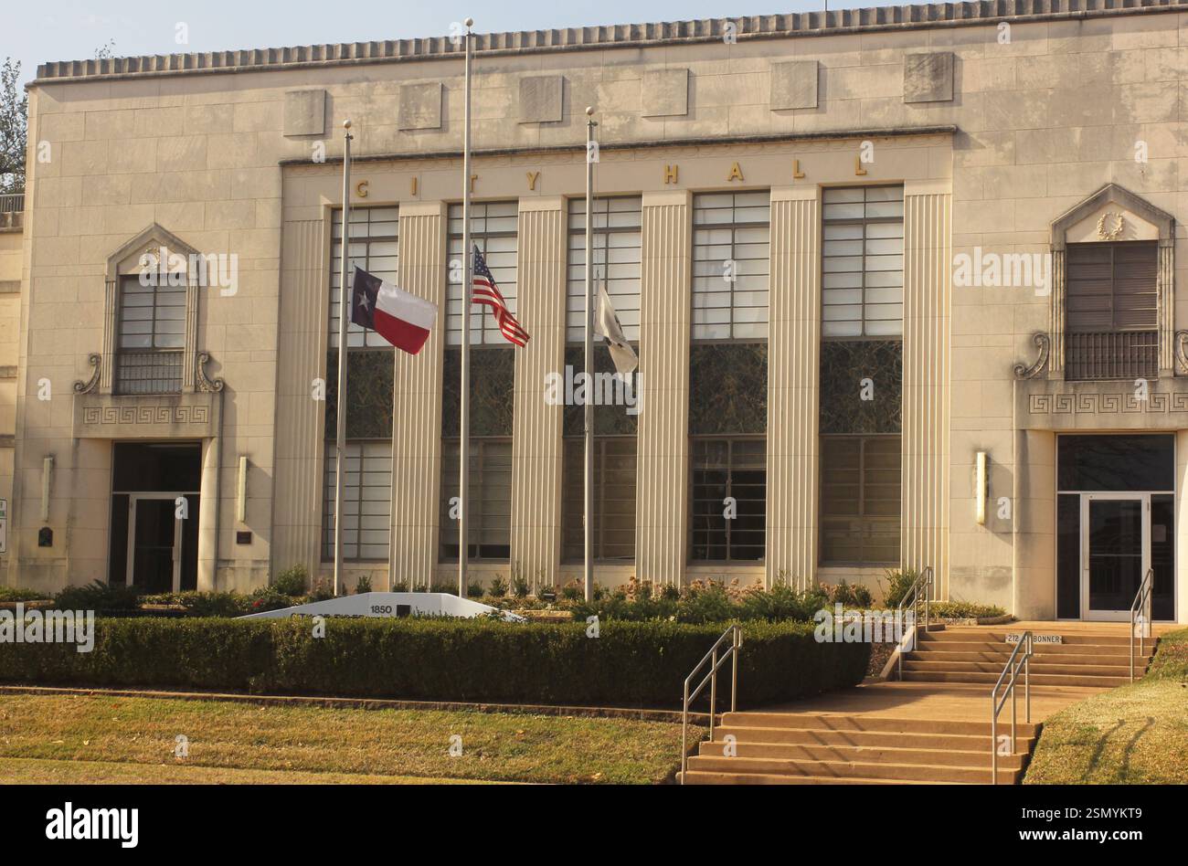Tyler TX - January 5, 2025: Tyler City Hall Located in Downtown Tyler ...