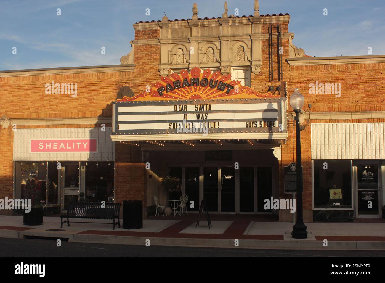 Marshall TX - January 8, 2025: Historic Buildings in Downtown Marshall ...