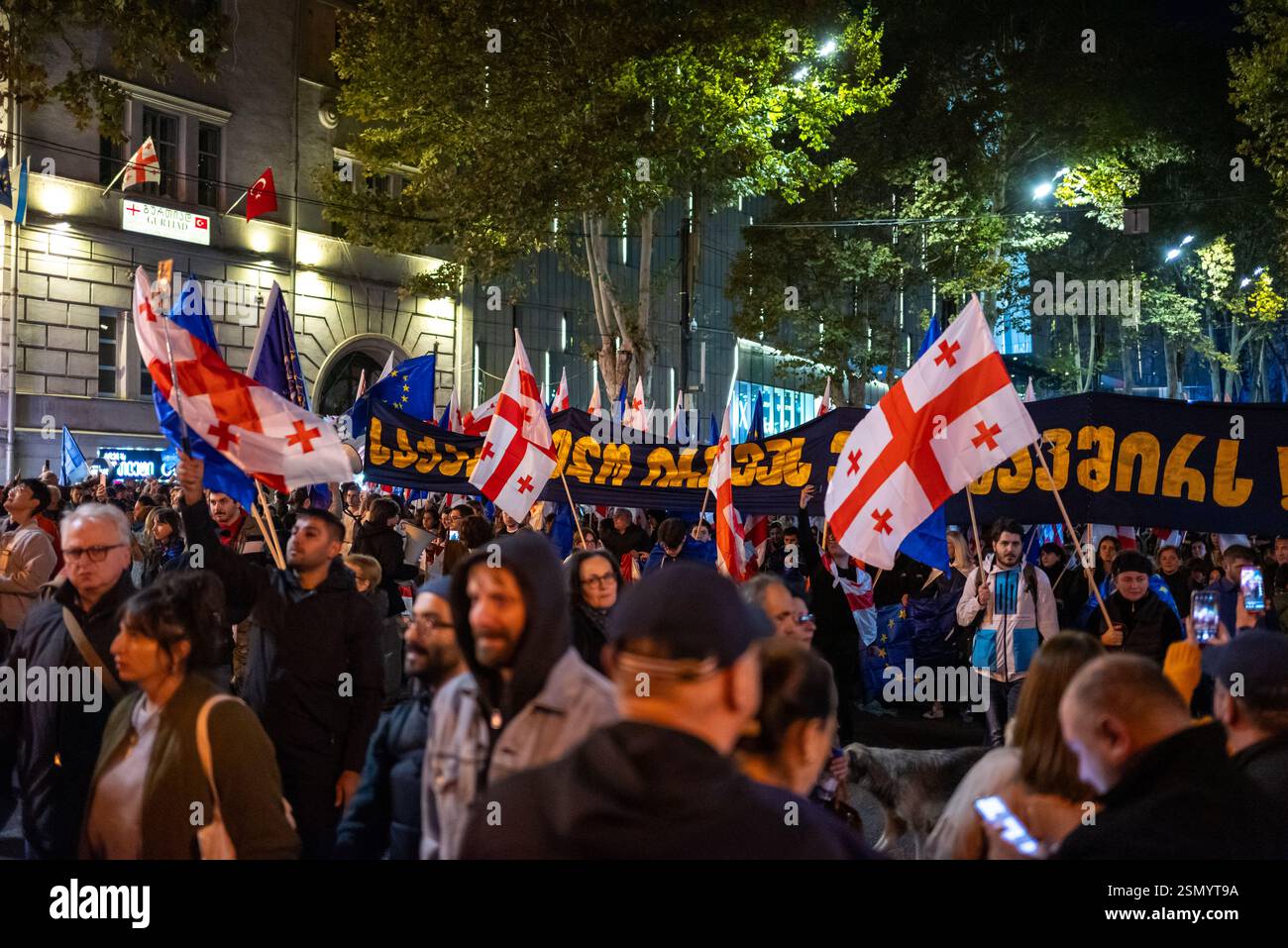 March for Europe demonstrations supporting European Union integration ...