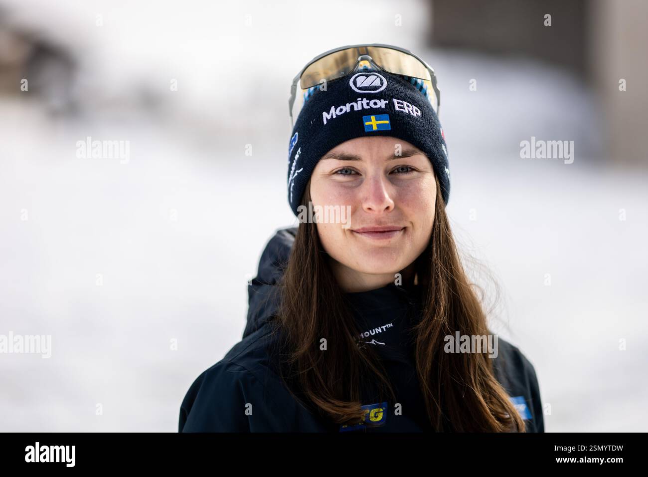 Ella Halvarsson poses for a portrait at a press event with, Sweden ...