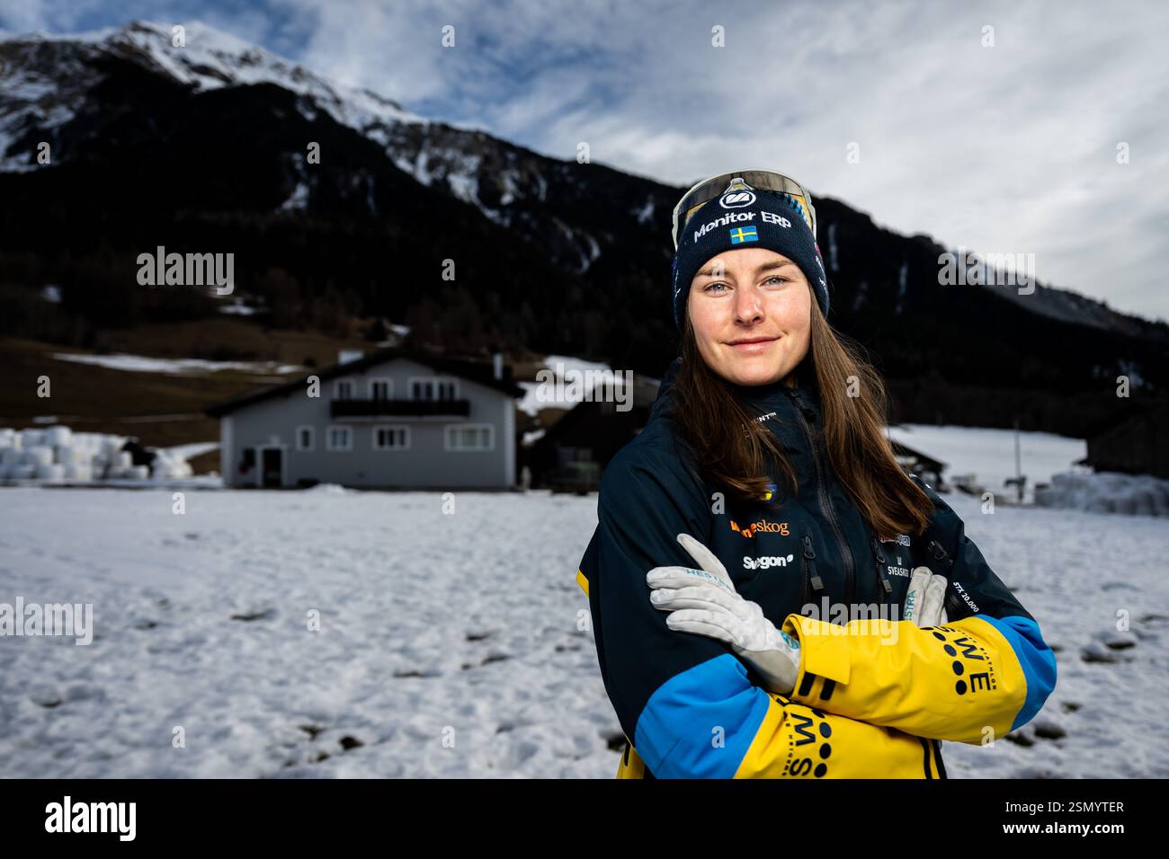 Ella Halvarsson poses for a portrait at a press event with, Sweden ...