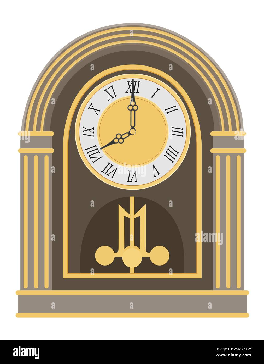 retro old vintage icons flat style stock vector illustration isolated ...