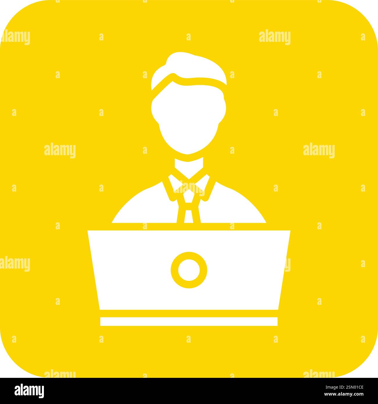 Online Learning Vector Icon Design Illustration Stock Vector Image ...