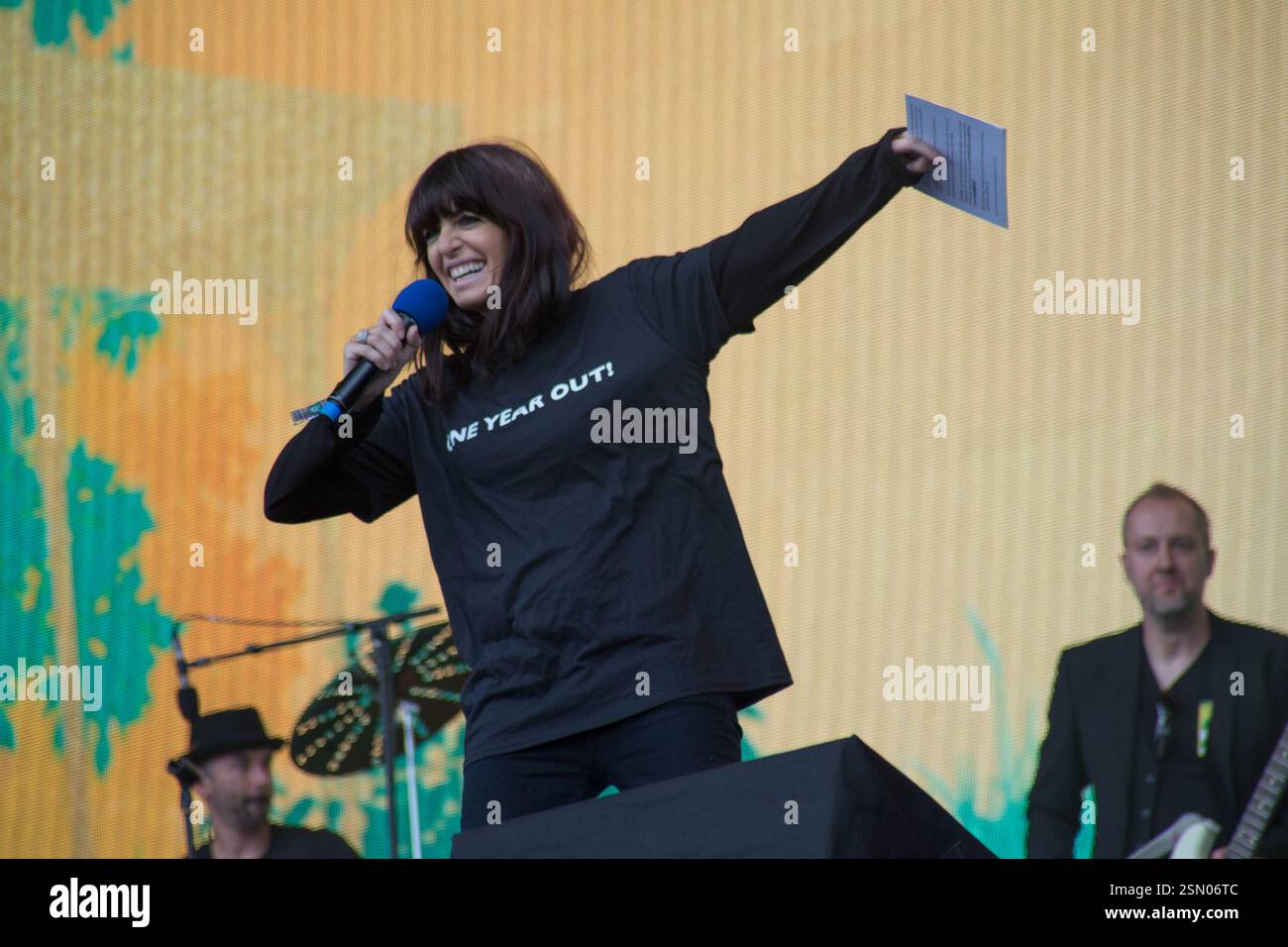 Claudia Winkleman at BBC Radio 2 in Hyde Park, London - 10th September ...