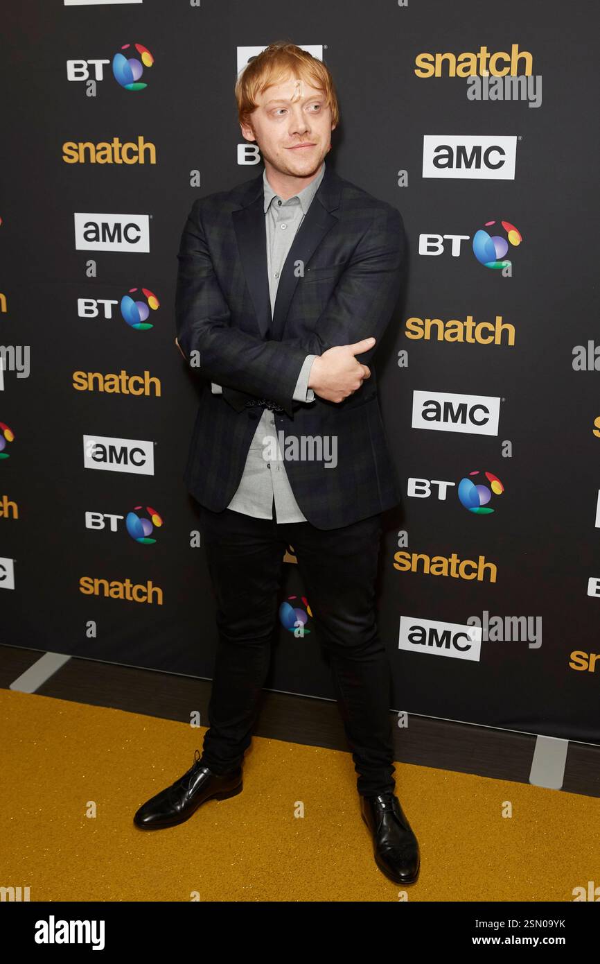 Rupert Grint attends the red carpet of the premiere of 'SNATCH the TV ...