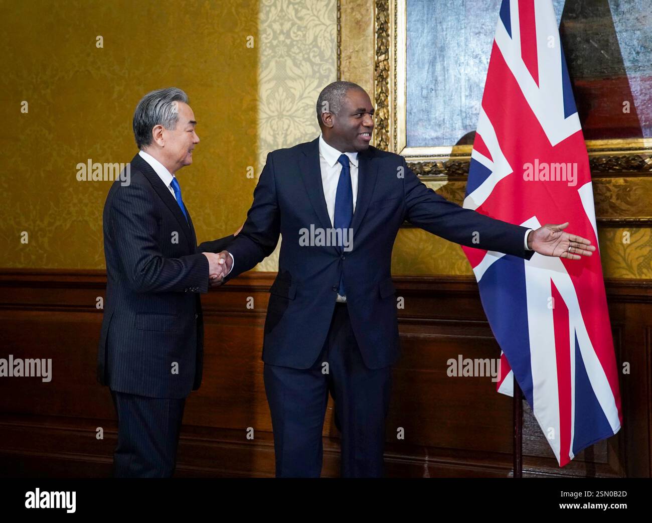 Foreign Secretary David Lammy welcomes China's foreign affairs minister ...