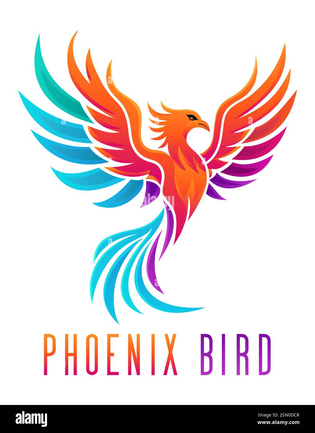 phoenix bird logo creative and original for your business or company ...