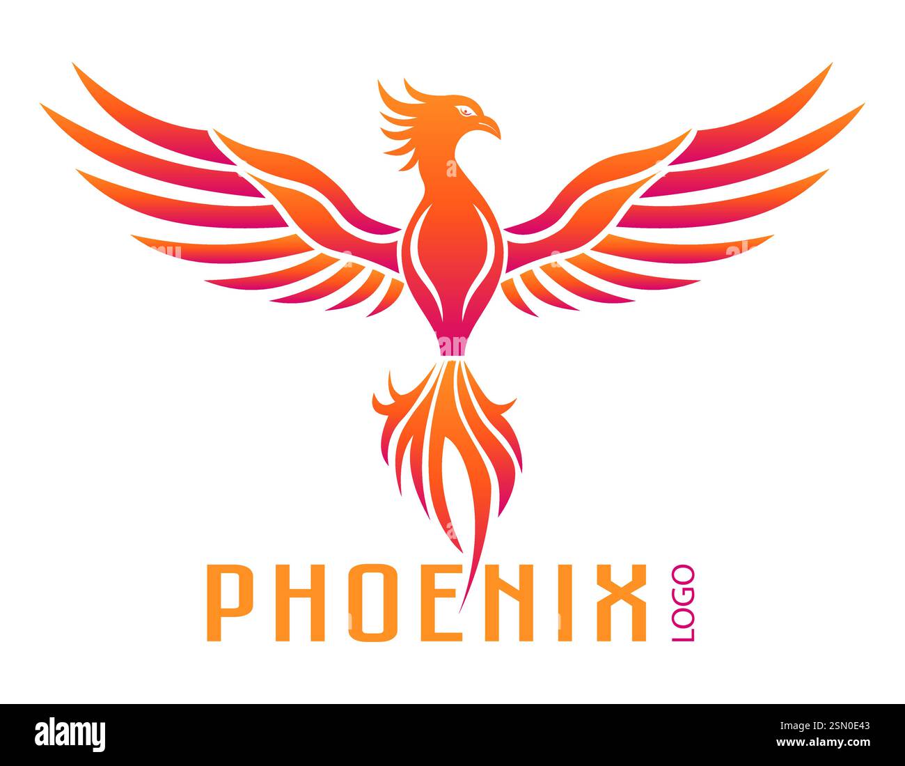 phoenix bird logo creative and original for your business or company ...