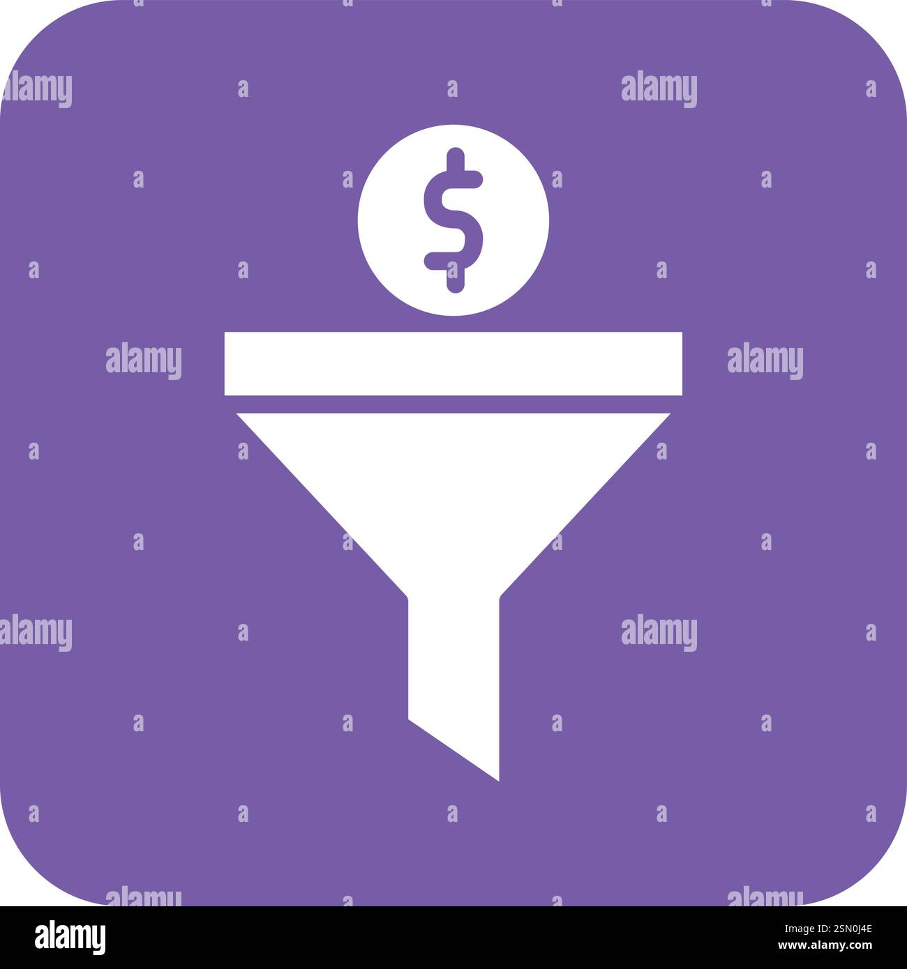 Conversion funnel illustration Stock Vector Images - Alamy